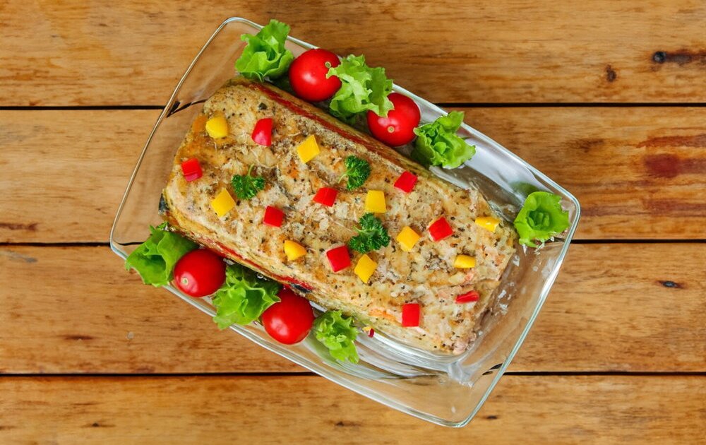 Marbled Chicken with Gelatin in the Oven