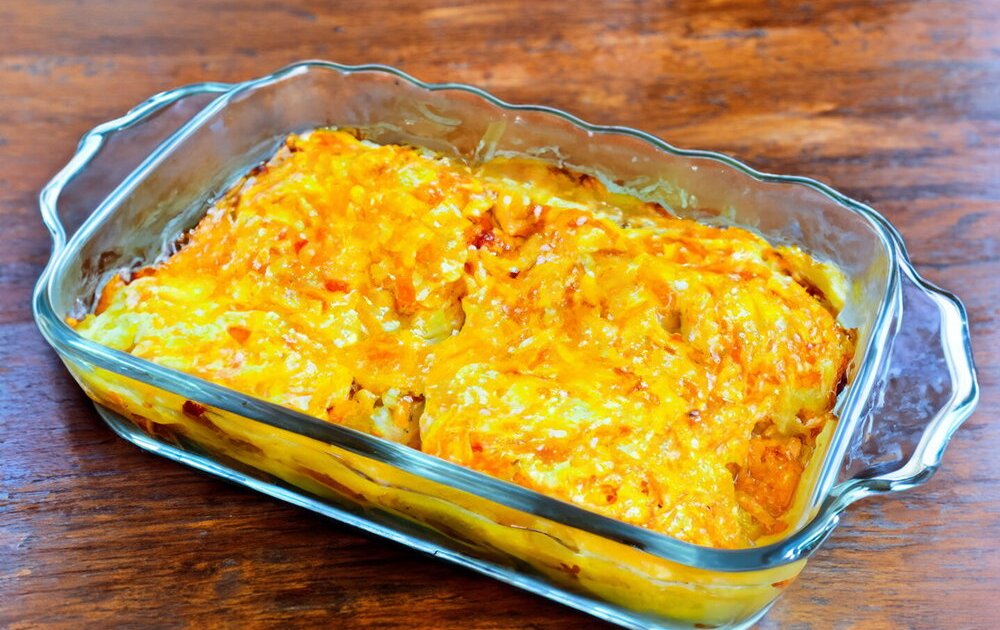 Baked Fish with Carrots and Mayonnaise