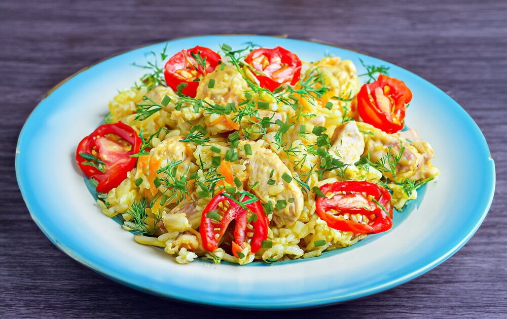 Rice with Chicken in a Multicooker