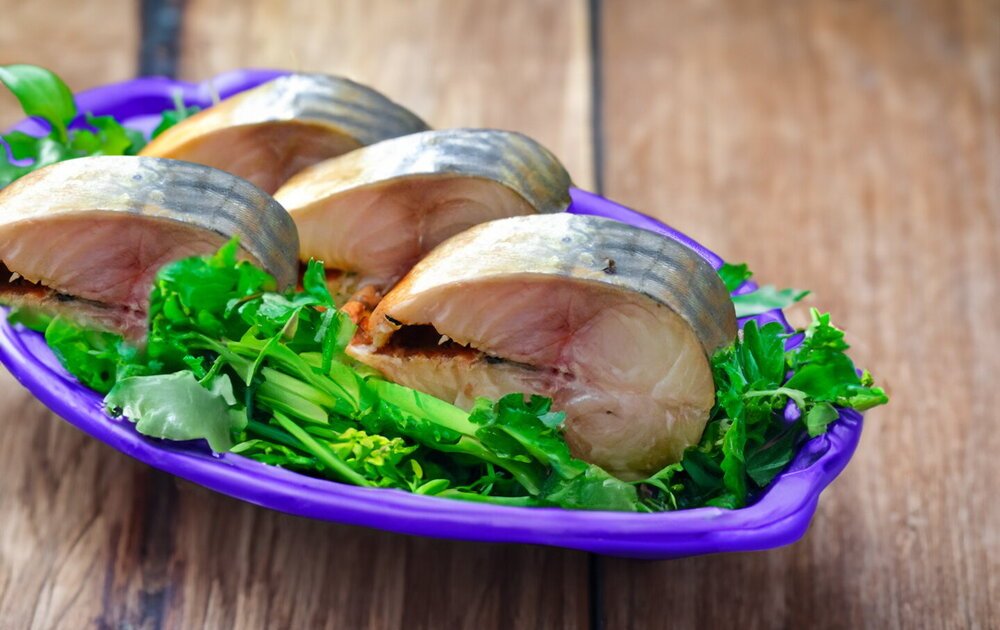 Mackerel Cured in Onion Skins and Tea Brine
