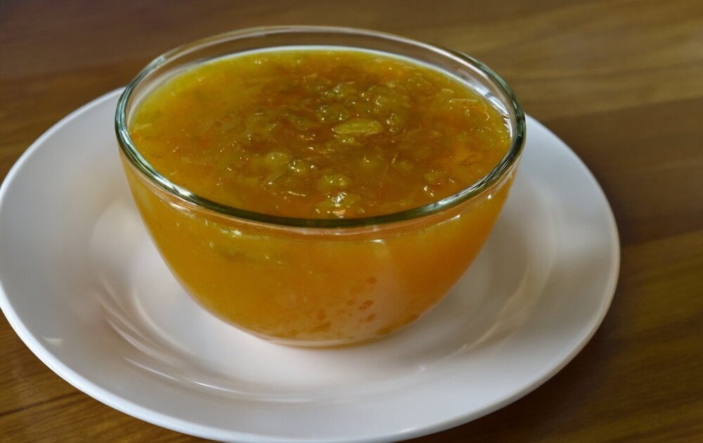 Rhubarb and Orange Jam for Winter