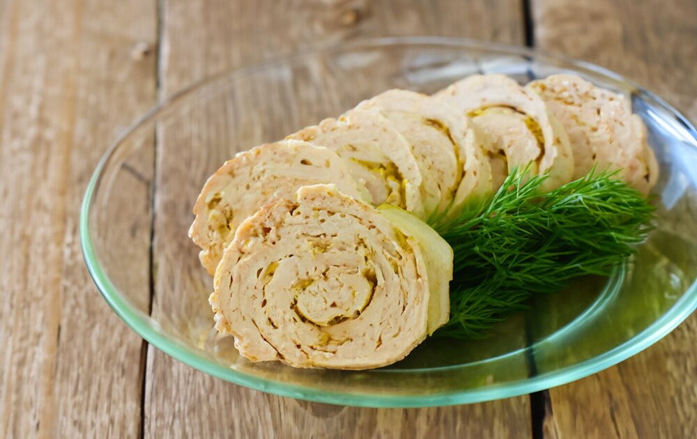 Oven-Baked Chicken Roll in Foil