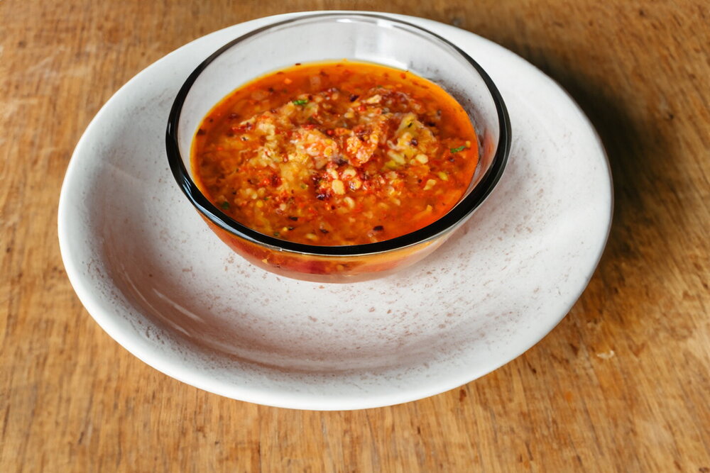 Turkish Red Lentil and Bulgur Soup